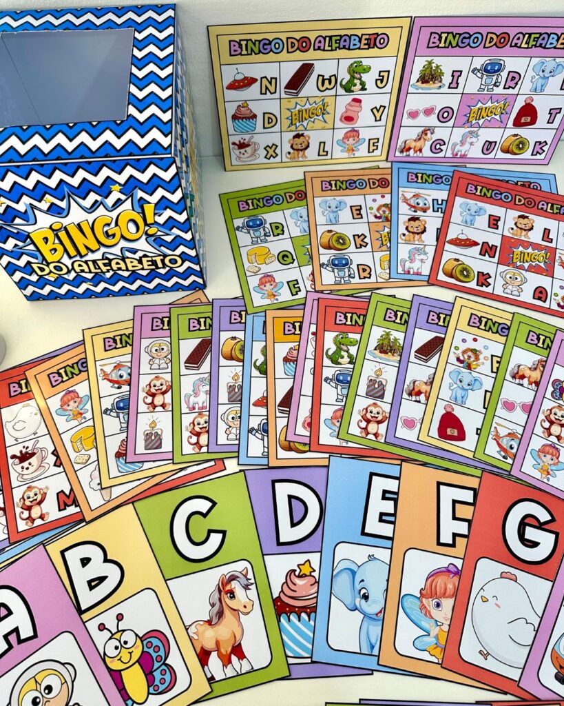 Bingo do Alfabeto – Pedagogia Produtiva