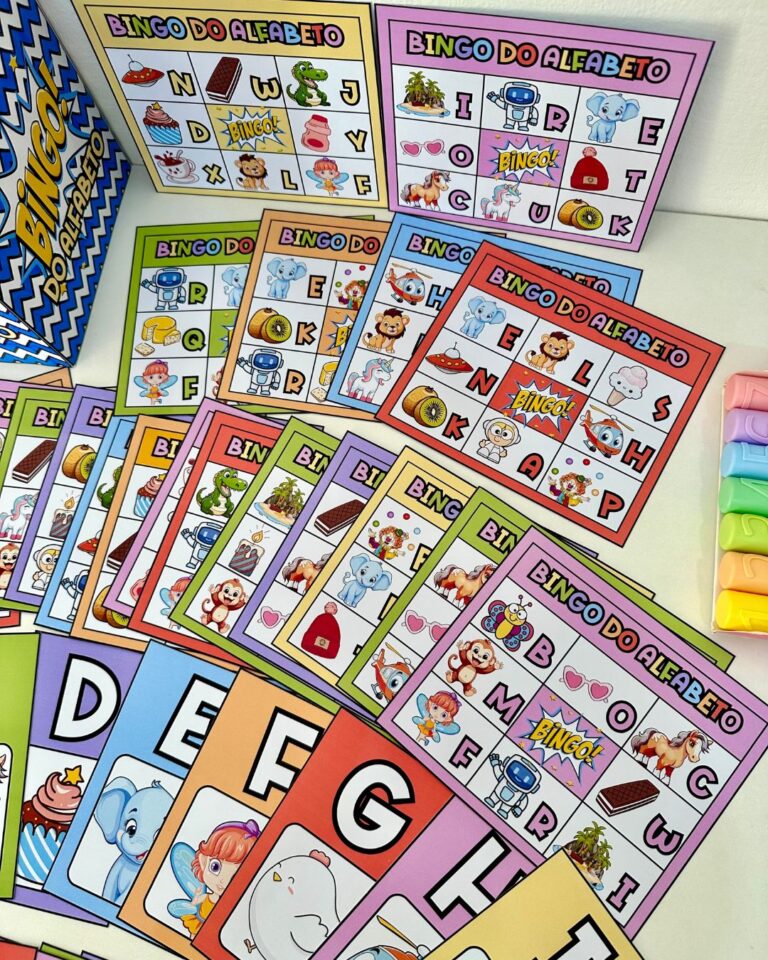 Bingo do Alfabeto – Pedagogia Produtiva