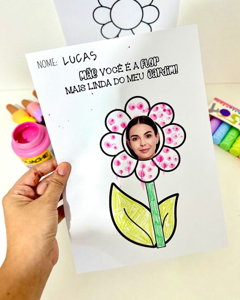 Atividade “Mãe Flor do Meu Jardim” – Pedagogia Produtiva