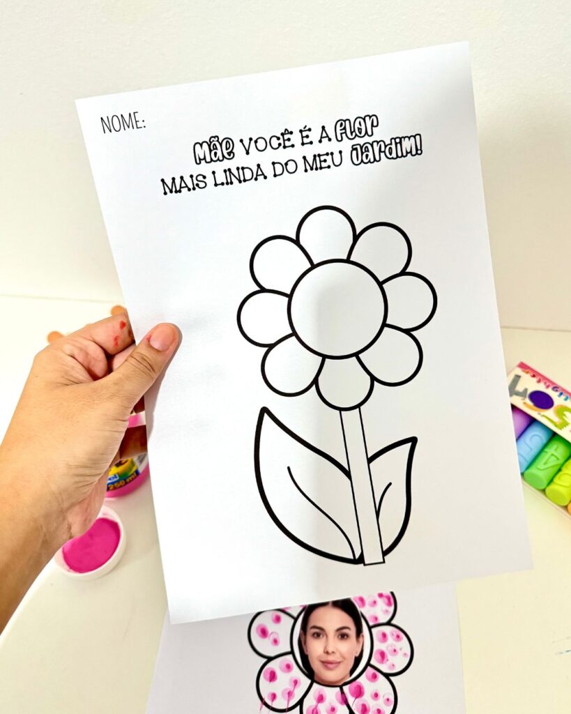 Atividade “Mãe Flor do Meu Jardim” – Pedagogia Produtiva