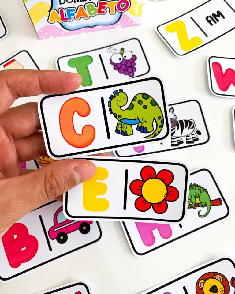 Dominó do Alfabeto – Pedagogia Produtiva