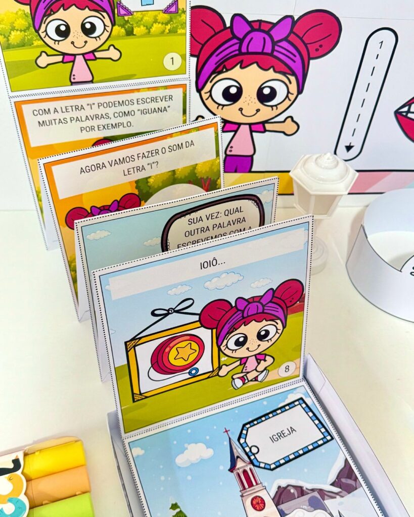 História na Caixa e Cartaz Letra “I” – Pedagogia Produtiva